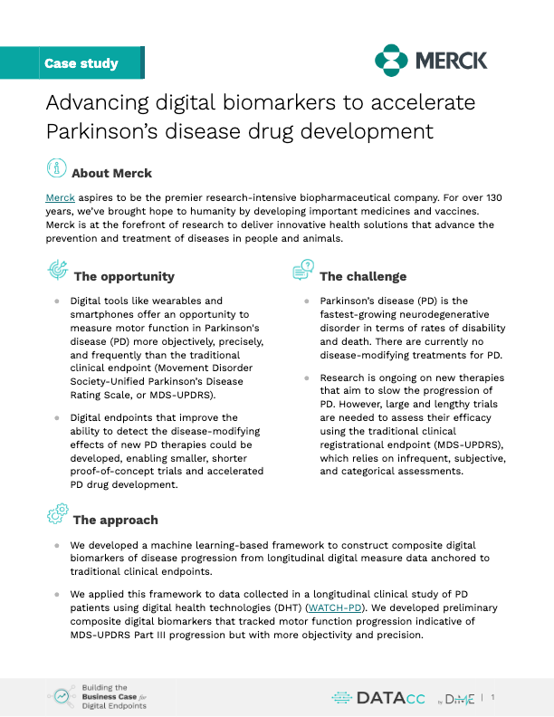 Advancing digital biomarkers to accelerate Parkinson’s disease drug development – Digital ...