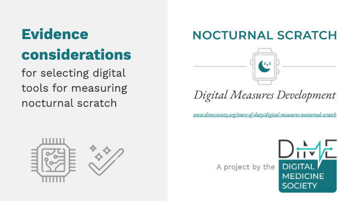 Evidence considerations for selecting digital tools for measuring ...