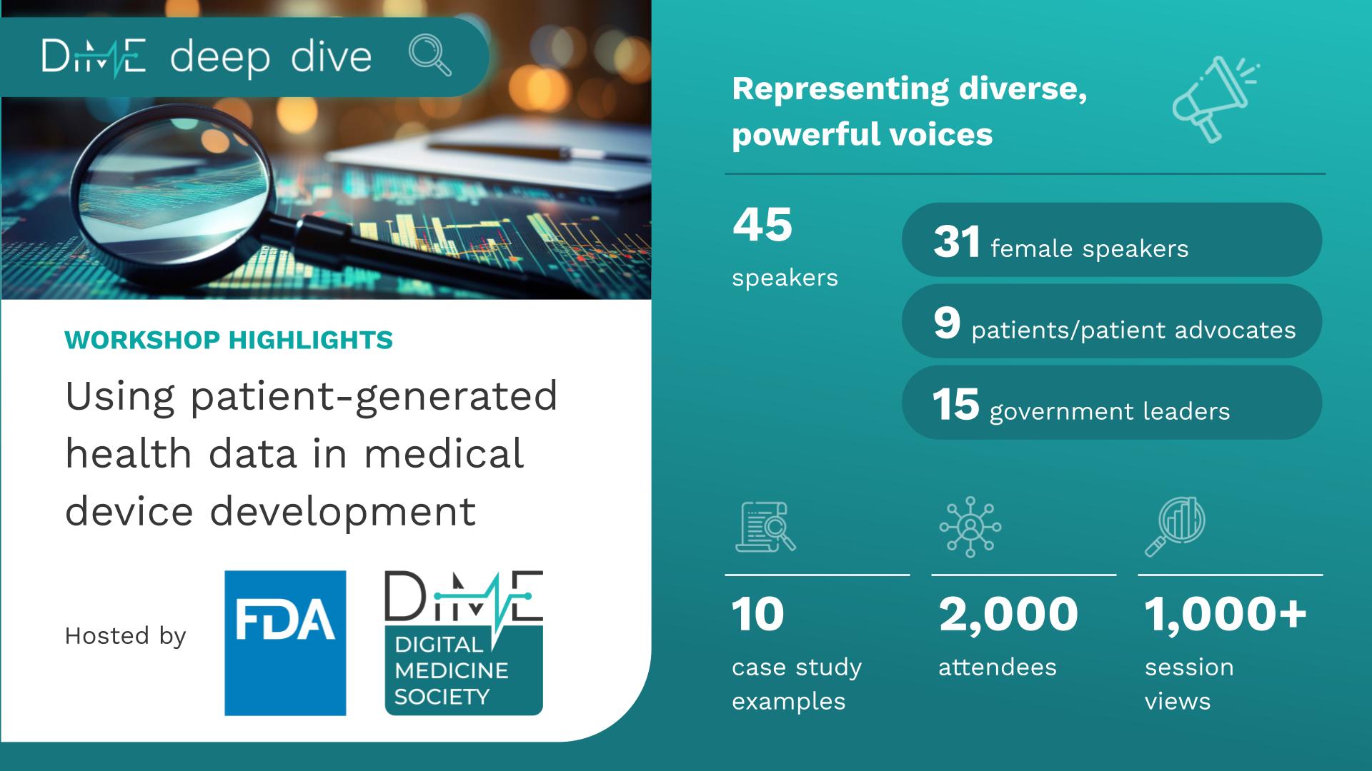 Thousands of voices, one common goal: Advancing patient-generated ...