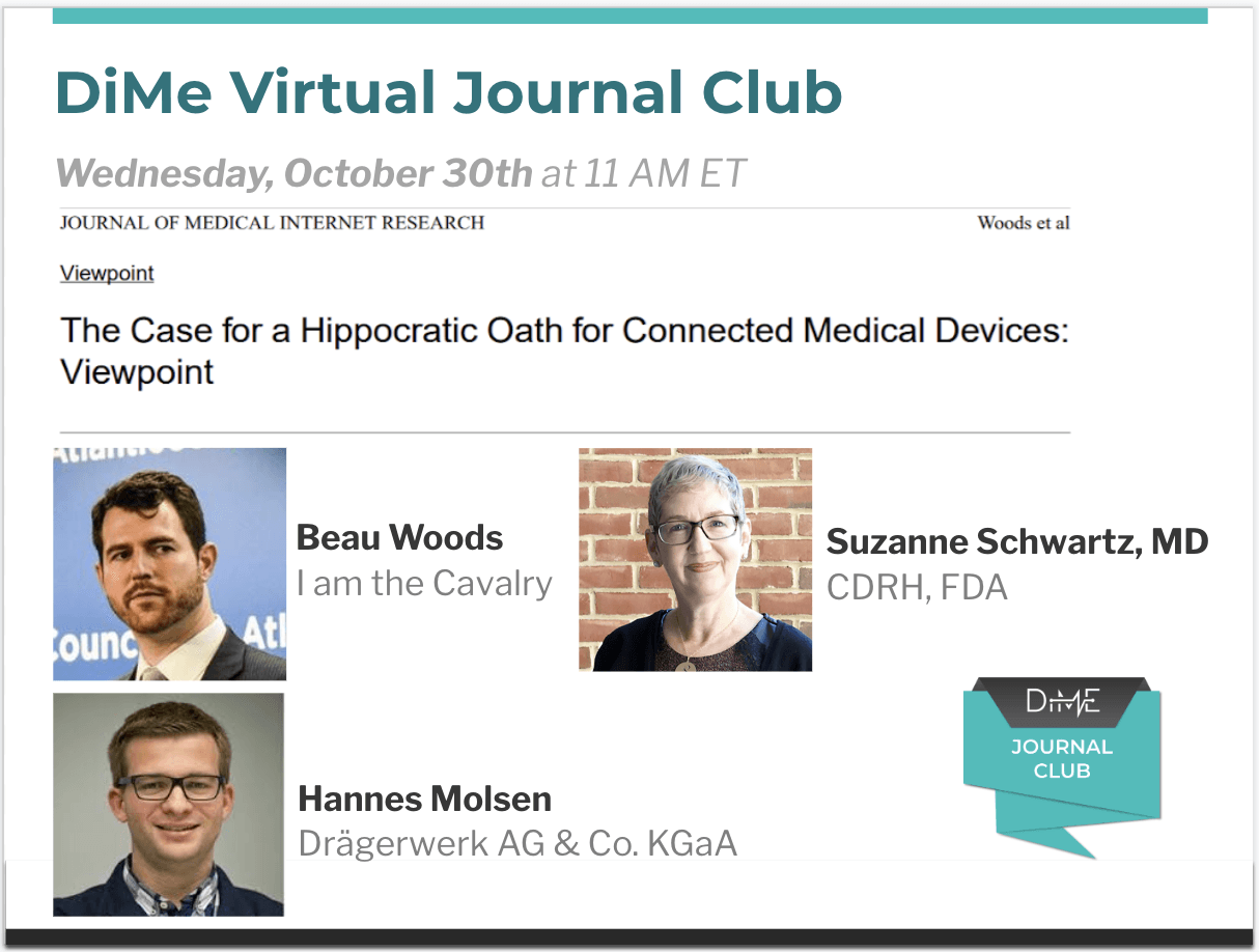 The Case for a Hippocratic Oath for Connected Medical Devices – Digital ...