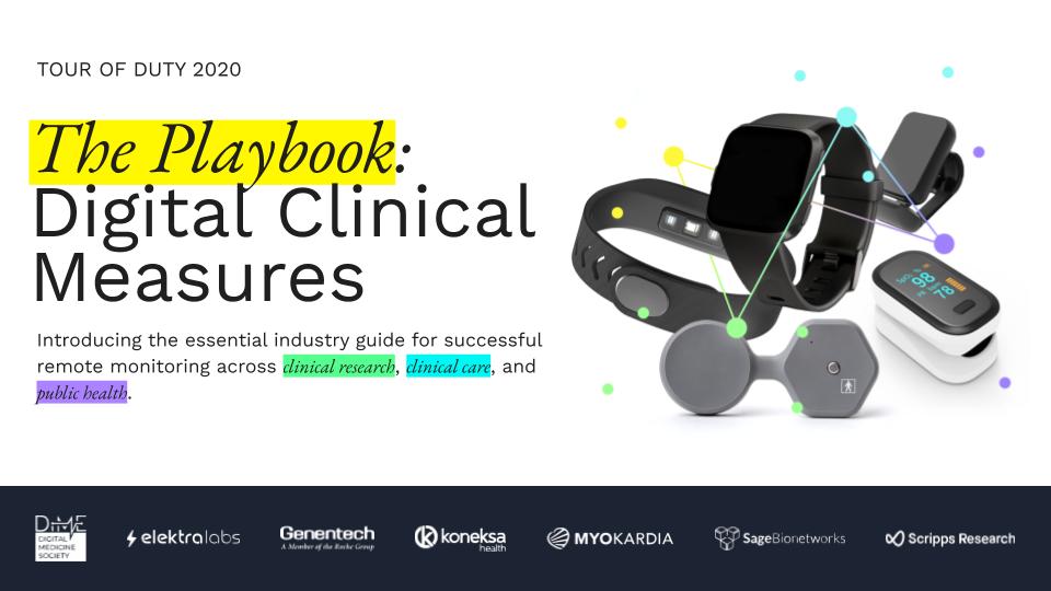The "Digital Measures Playbook" Launch Event – Digital Medicine Society ...